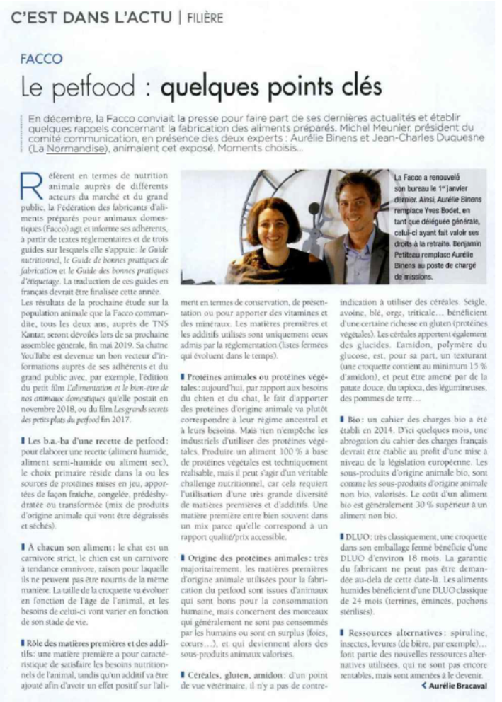 Revue de presse : » C’est l’actu : Facco, quelques points clés sur le ...